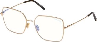 Tom Ford Blue Block Brillengestelle - - Accessories - unisex - Gelb - 57 MM
