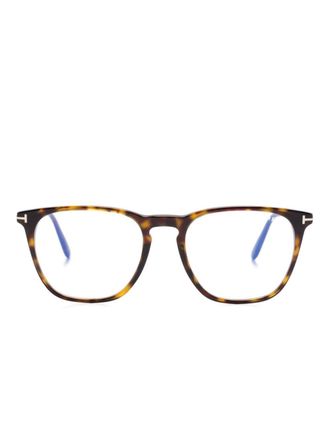 Tom Ford Eyewear lunettes de vue à monture carrée - Marron