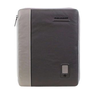 Piquadro A4 Leder Notizblockhalter - - Bags - Damen - Grau - ONE SIZE