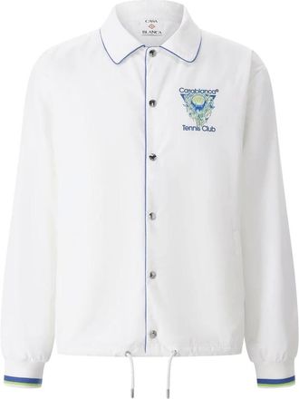 Casablanca Homme, Vestes, Blanc, Taille: XL Coach Jacket