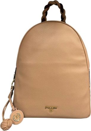 Pollini Femme, Sacs, Beige, Taille: ONE Size Backpack