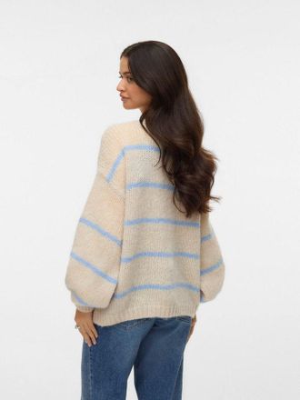 Vero Moda Strickjacke VMMAYBE ART LS OPEN CARDIGAN NOOS