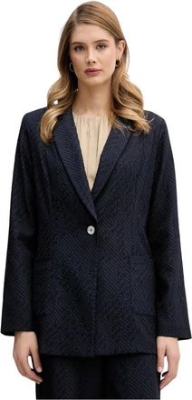 Joseph Ribkoff Femme, Vestes, Bleu, Taille: 44 FR Blazer