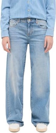 Mustang Jeans Style Medley Wide Leg Jeans, Bleu, 31W / 36L Femmes