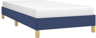 vidaXL Cadre de lit sans matelas bleu 80x200 cm tissu Vidaxl