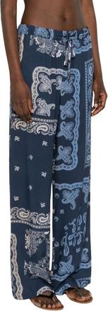 The Attico Femme, Pantalons, Multicolore, Taille: 38 FR Wide Pantalons