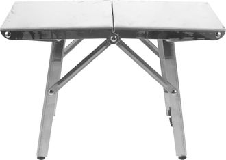 Valiclud Klapphocker aus Edelstahl 100 Kg Tragkraft Tragbarer Zusammenklappbarer Campinghocker Leichter Outdoor Hocker f&uuml;r Wandern Angeln Picknick und Garten