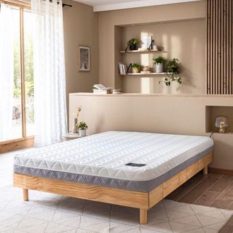 TERRE DE NUIT Terre De Nuit - Matelas ressorts ensachés 16 cm - Embellie 2.0 - 160x200