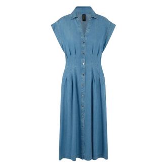 Marc Cain Damen, Kleider, Blau, XLGr&ouml;&szlig;e