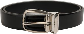 Dolce & Gabbana Classic Leather Belt - Black