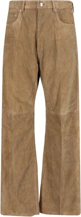 Rick Owens Hose Aus Wildleder