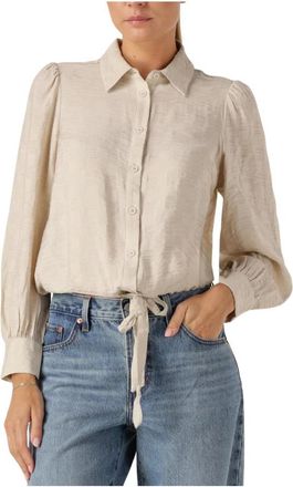 Minus Damen, Blusen & Hemden, Beige, 2XLGr&ouml;&szlig;e