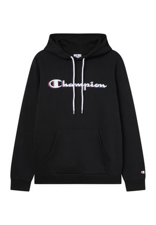 Champion Herren Legacy Man - Big Logo Hoodie, Schwarz, XL, Schwarz (Kk001), XL