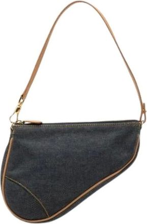 Dior Pre-owned Sac Baguette - Femme - Pre-owned - Bleu - Taille: ONE Size
