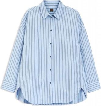 HUGO BOSS Femme, Blouses et Chemises, Bleu, Taille: 36 FR Chemises