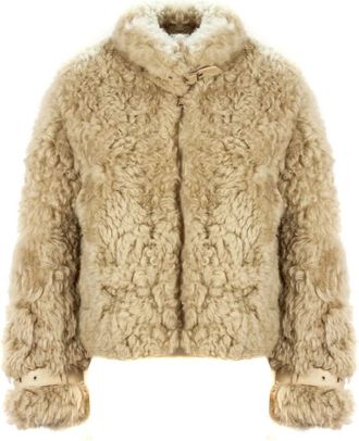 S.W.O.R.D 6.6.44 S.w.o.r.d 6.6.44, Femme, Vestes, Beige, Taille: 38 FR Veste Shearling
