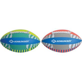 Schildkrot Fitness Ball Schildkr&ouml;t Neopren American Football, Gr&ouml;&szlig;e 6, 26,5 x 15 cm, farblich sortiert, griffige textile Oberfl&auml;che, salzwasserfest, ideal f&uuml;r Strand & G