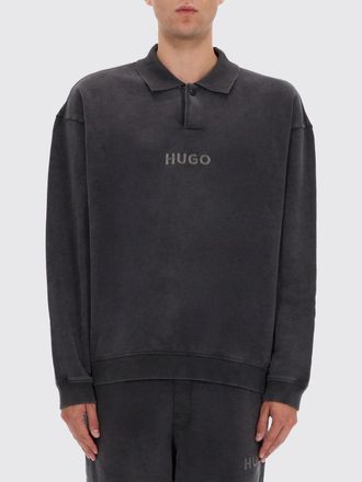 HUGO BOSS Sweatshirt HUGO Herren Farbe Grau