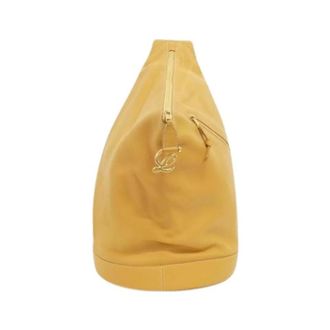Loewe Pre-owned Leder Schultertasche - - Pre-owned - Damen - Gelb - ONE SIZE