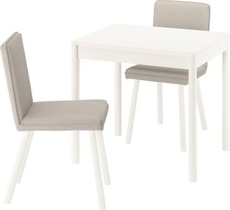 IKEA TONSTAD / TONSTAD Tisch und 2 St&uuml;hle
