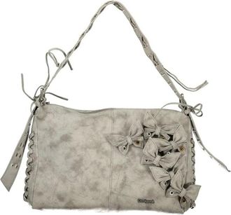 Desigual Kleine Tasche mit Schmetterlings-Applikationen - - Bags - Damen - Grau - ONE SIZE