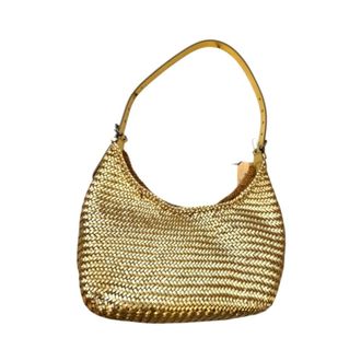 Dragon Diffusion Femme, Sacs, Jaune, Taille: ONE Size Luna Mezza Shoulder Bag