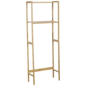 Tendance Meuble dessus wc bambou 2 étagères