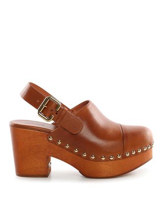 Chlo&eacute; Mules - Marron