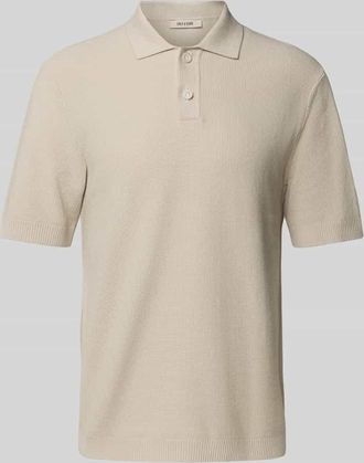 Only & Sons Regular Fit Strickpolo aus reiner Baumwolle Modell TONY