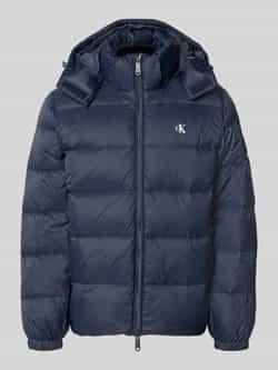 Calvin Klein Jeans Regular Fit Steppjacke mit abnehmbarer Kapuze