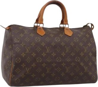 Louis Vuitton Sac &agrave; main Speedy 35 Pre-owned - Femme - Pre-owned - Brun - Taille: ONE Size