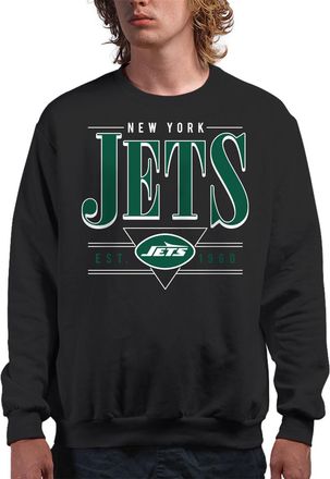 Junk Food Herren Standard X NFL-etabliertes Retro-Offiziell Lizenziertes Erwachsenen-Fleece, Crew-Fleece