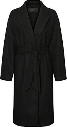Vero Moda Manteau long Vmfortuneaya Ga Noos pour femme, Noir, XS
