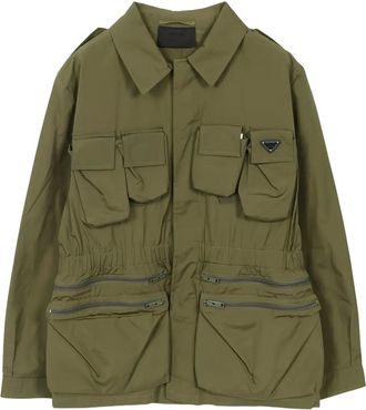 Prada veste à plaque triangle (années 2020) - Vert