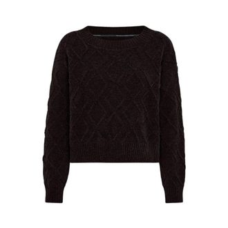 Roberto Ricci Design Velvet Fish Rundstrick - - Knitwear - Damen - Braun - XS