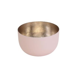Gift Company Madras, Windlicht, S, Blush/Gold, H5cm, D8cm