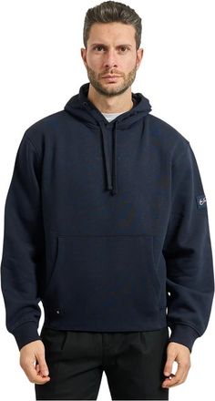 Yes-Zee YES Zee, Homme, Sweatshirts et sweats &agrave; capuche, Bleu, Taille: M Boxy Hooded SweaT-shirt