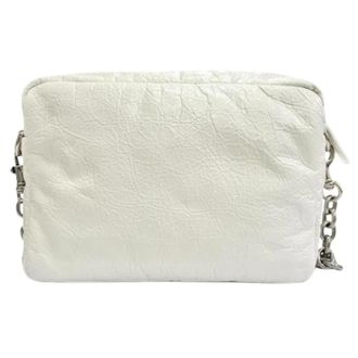 Balenciaga Sac bandouli&egrave;re vintage Pre-owned - Femme - Pre-owned - Blanc - Taille: ONE Size