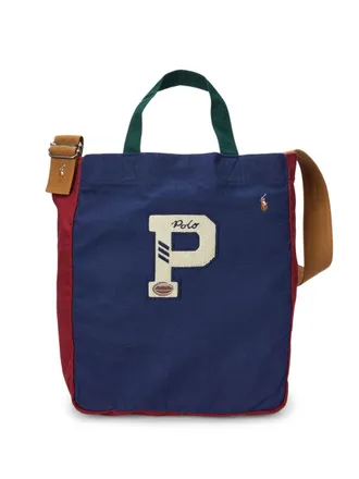 Polo Ralph Lauren Shopper mit Logo-Stickerei - Blau
