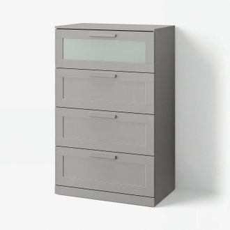 IKEA BRIMNES Kommode mit 4 Schubladen