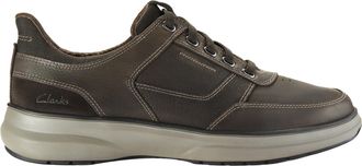 Clarks Unisex Mullan Easy Shoes, Dark Brown Lea, 42.5 EU