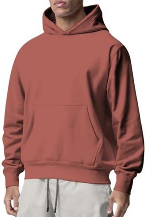 Generic Lightweigh Sweat &agrave; capuche uni pour homme 2026 Printemps pour homme V&ecirc;tements de sport Automne/hiver Couleur d&eacute;grad&eacute;e Mode Sweat &agrave; capuche pour homme 