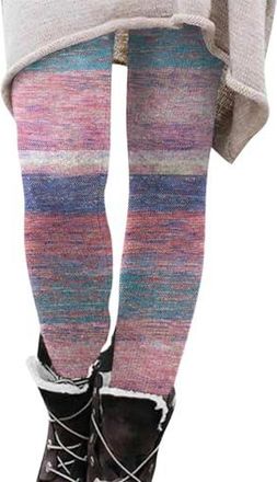 Generic Legging thermique doubl&eacute; en polaire pour femme - Collant court pour la sensibilisation au cancer du sein - Legging court pour lentra&icirc;nement, le sport,