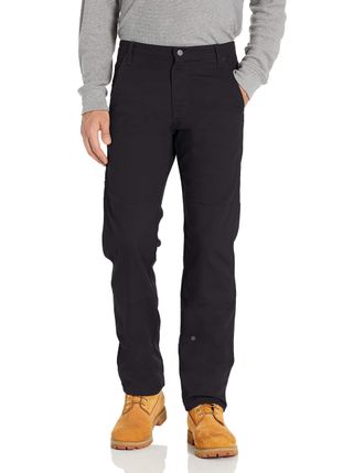 Dickies Herren Tough Max Duck Doppelknie-Hose Arbeitshose, Stonewashed Black, 32 W/30 L
