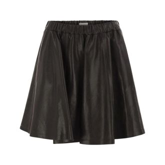 Brunello Cucinelli Damen, R&ouml;cke, Braun, SGr&ouml;&szlig;e
