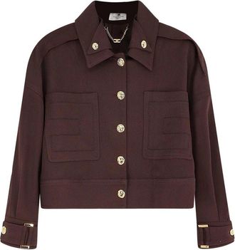 Elisabetta Franchi Veste Casual - Marron