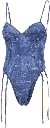 Diesel Femme, Tops, Bleu, Taille: 38 FR Bridget-Dnm Bodysuit