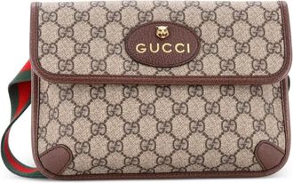 Gucci Neo Vintage Flap GG Coated Canvas belt bag - Braun