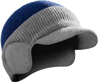 Generico Bonnet avec Oreilles - Couvre-t&ecirc;te en Tricot et Doublure - Bonnet dhiver Coupe-Vent pour Ski, randonn&eacute;e, Camping, Escalade, Sports de Plein air, Cours
