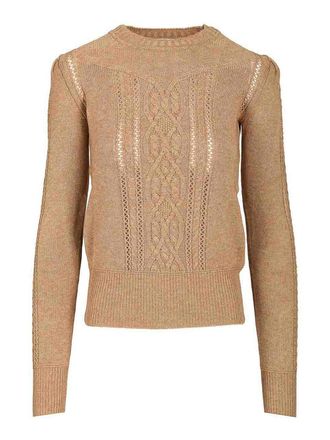 Isabel Marant Pull Col Rond - Beige